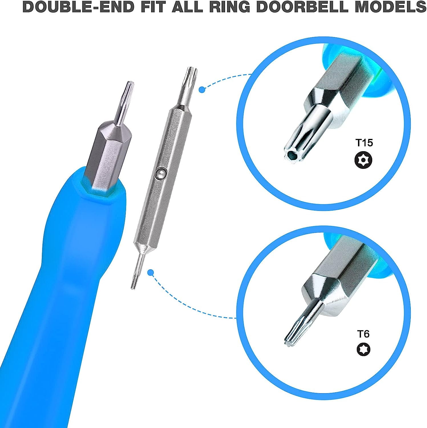 QIHE-Ring Screwdriver Bit Set for Battery and Wifi Access - Fits All ...