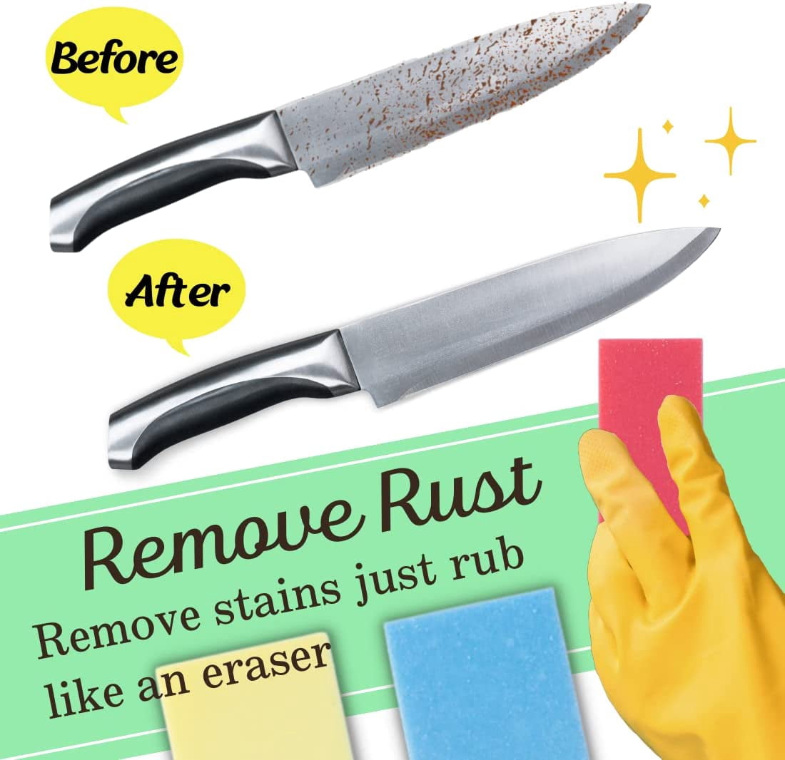 QIHE-Rust Eraser for Knives Kitchen Stoves Wood Finish and Bicycles ...