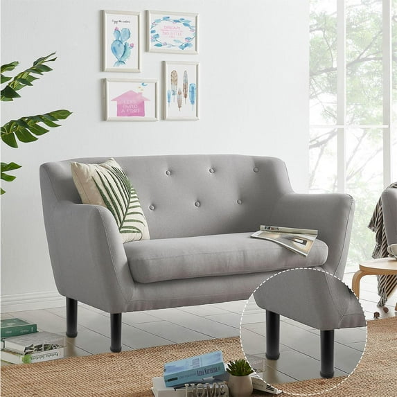 QIHE-Set of 4 Stainless Steel Furniture Legs 12 Inch, Adjustable Round ...