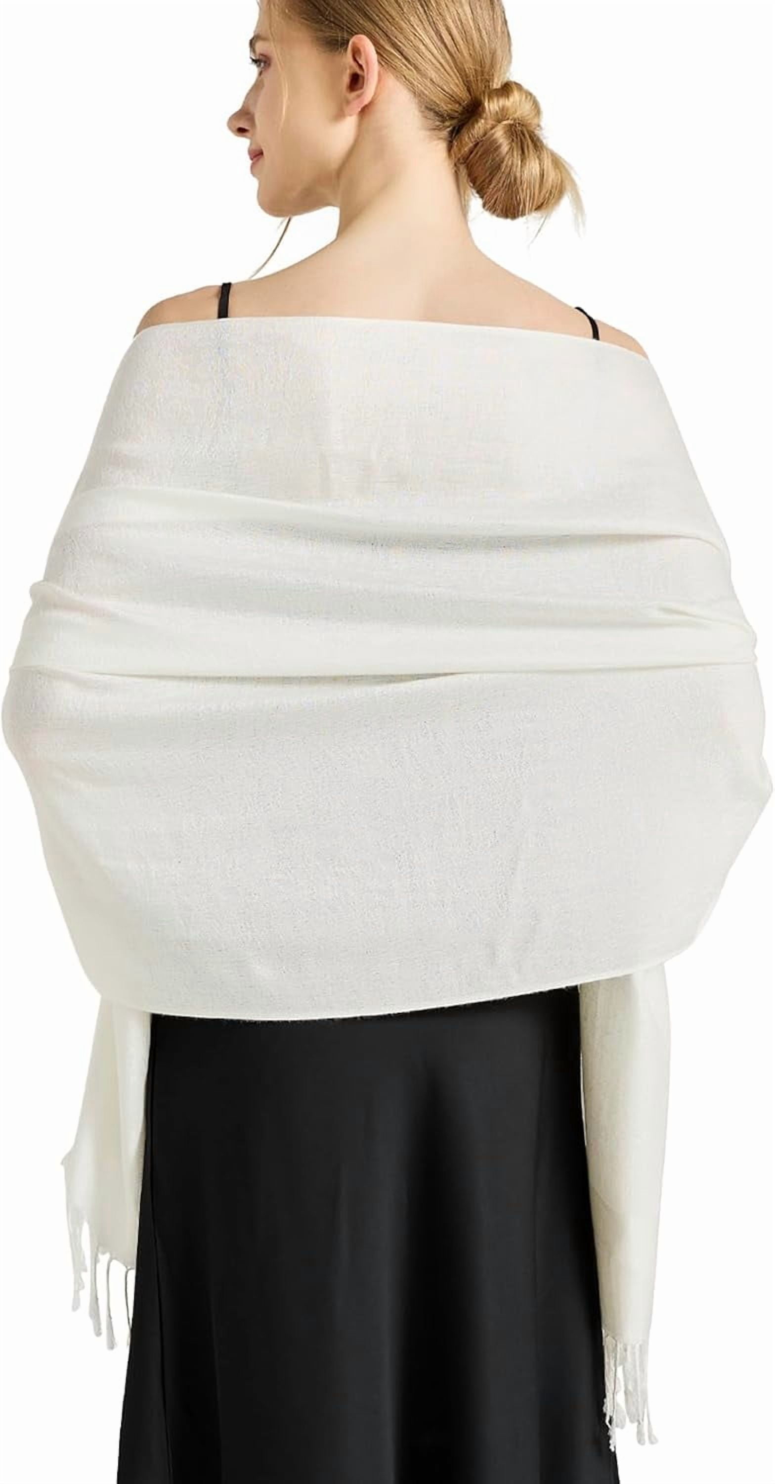 QIHE-Silky Paisley Pashmina Shawl Scarf-Women's Soft Double-side ...