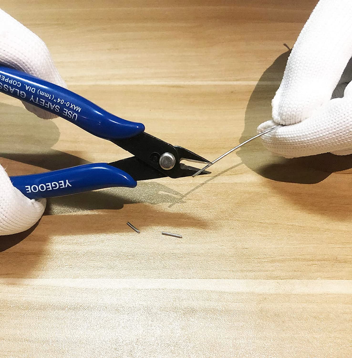 QIHE-Small Wire Cutters, 10PACK Precision Diagonal Cutting Pliers Side ...