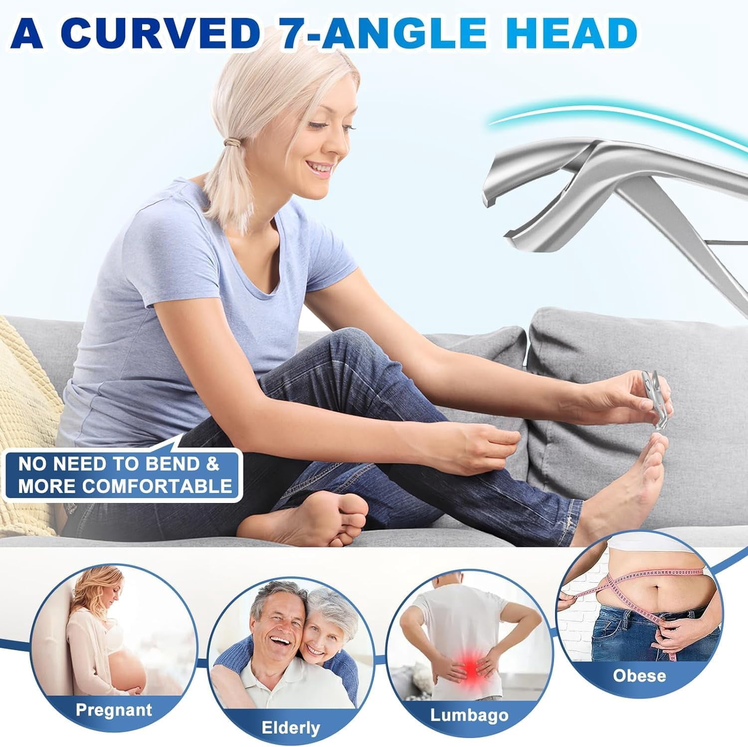 QIHE-Toenail Clippers for Thick Nails - Stocking Stuffers Gifts for Men ...
