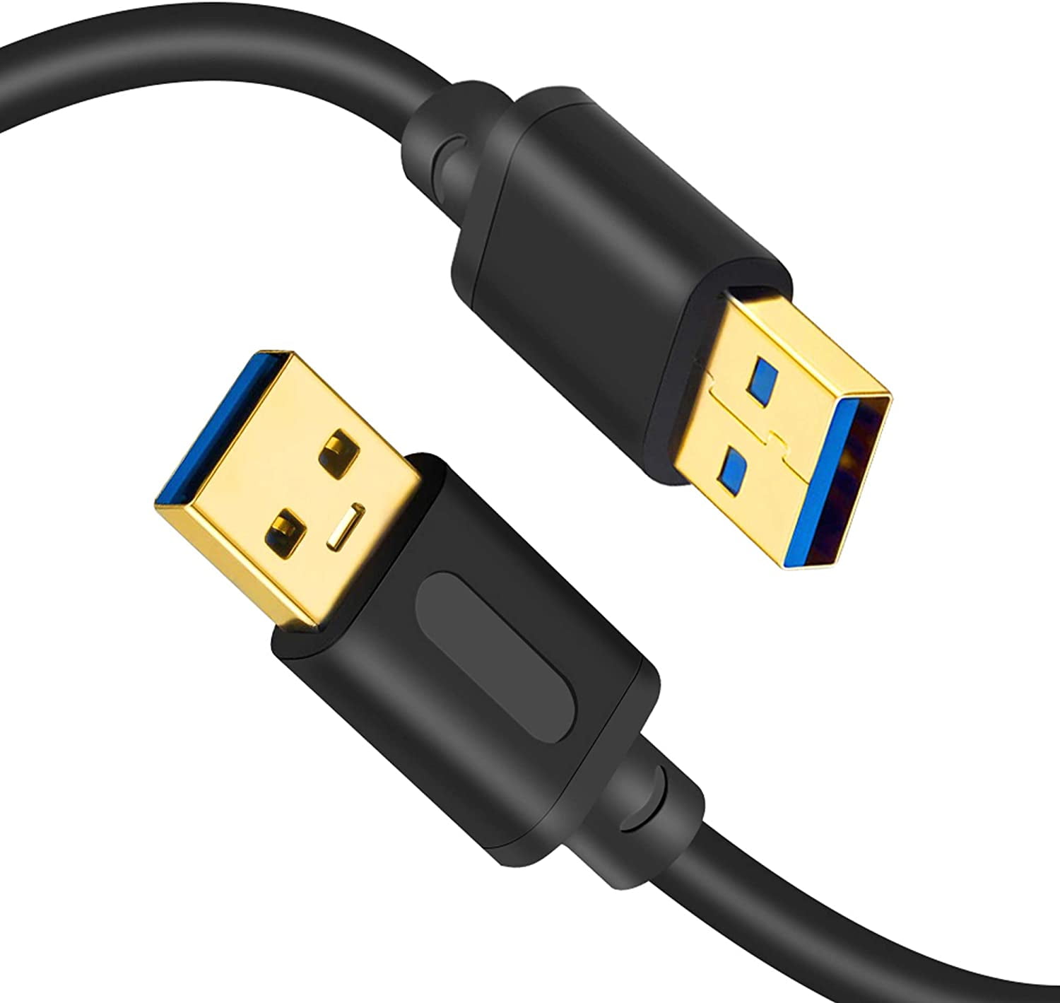 QIHE-USB 3.0 A to A Male Cable 20Ft, USB Male to Male Cable Double End ...