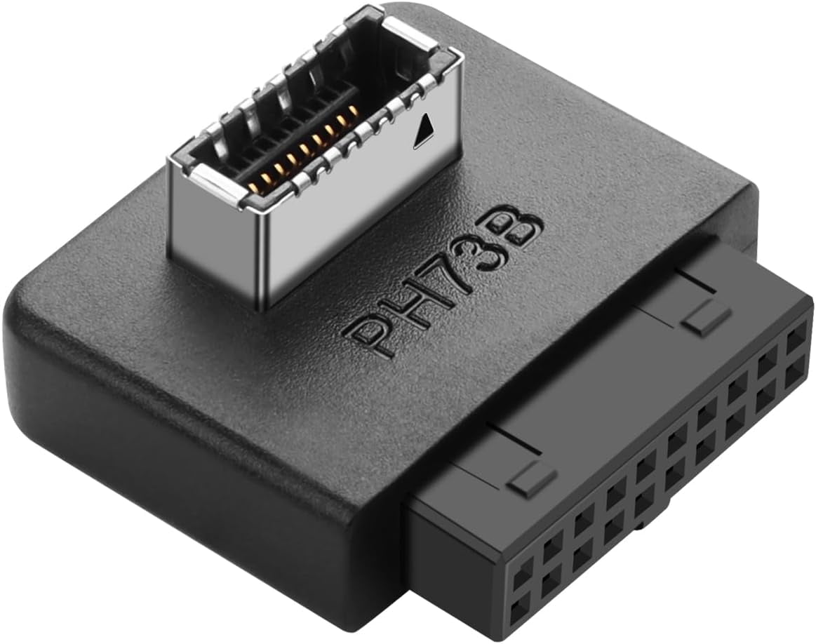 QIHE-USB 3.0 Front Panel Header USB 3.0 19/20Pin to Type E Motherboard ...