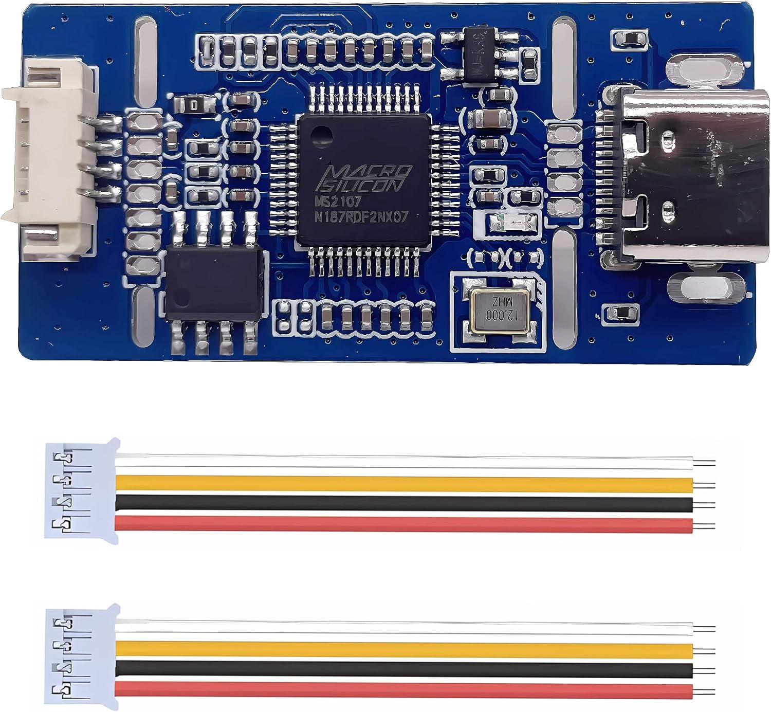 QIHE-VHS to Digital Converter, AV/CVBS Capture Card with OTG, 1080P30 ...