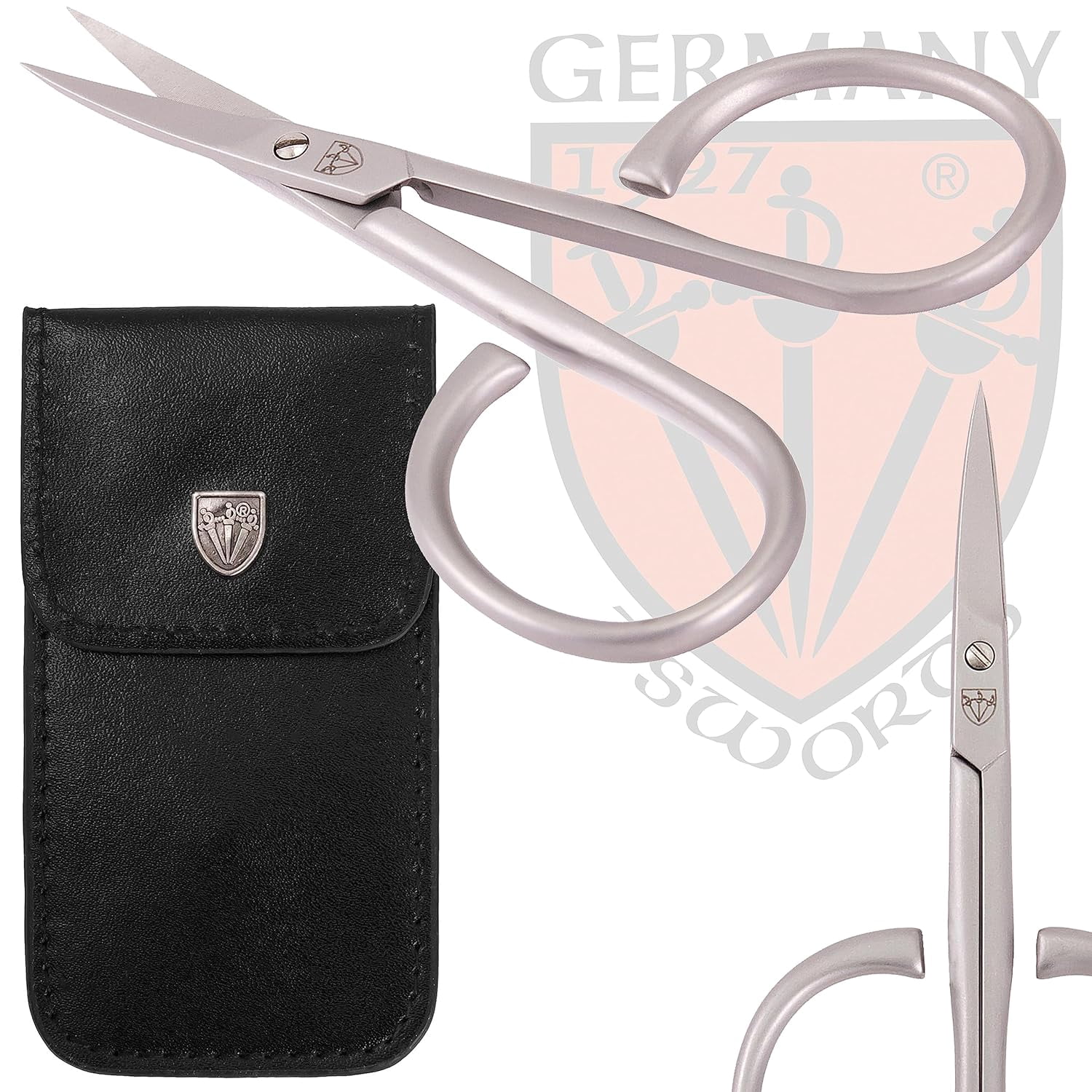 QIHE-- brand quality STAINLESS STEEL INOX CURVED CUTICLE SCISSORS ...