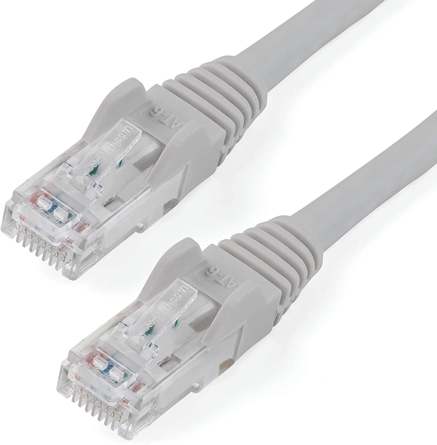 QIHE-.com 12ft CAT6 Ethernet Cable - Gray CAT 6 Gigabit Ethernet Wire ...