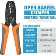 QIHE-iCrimp Open Barrel Terminal Crimping Tool for Molex Style DELPHI ...