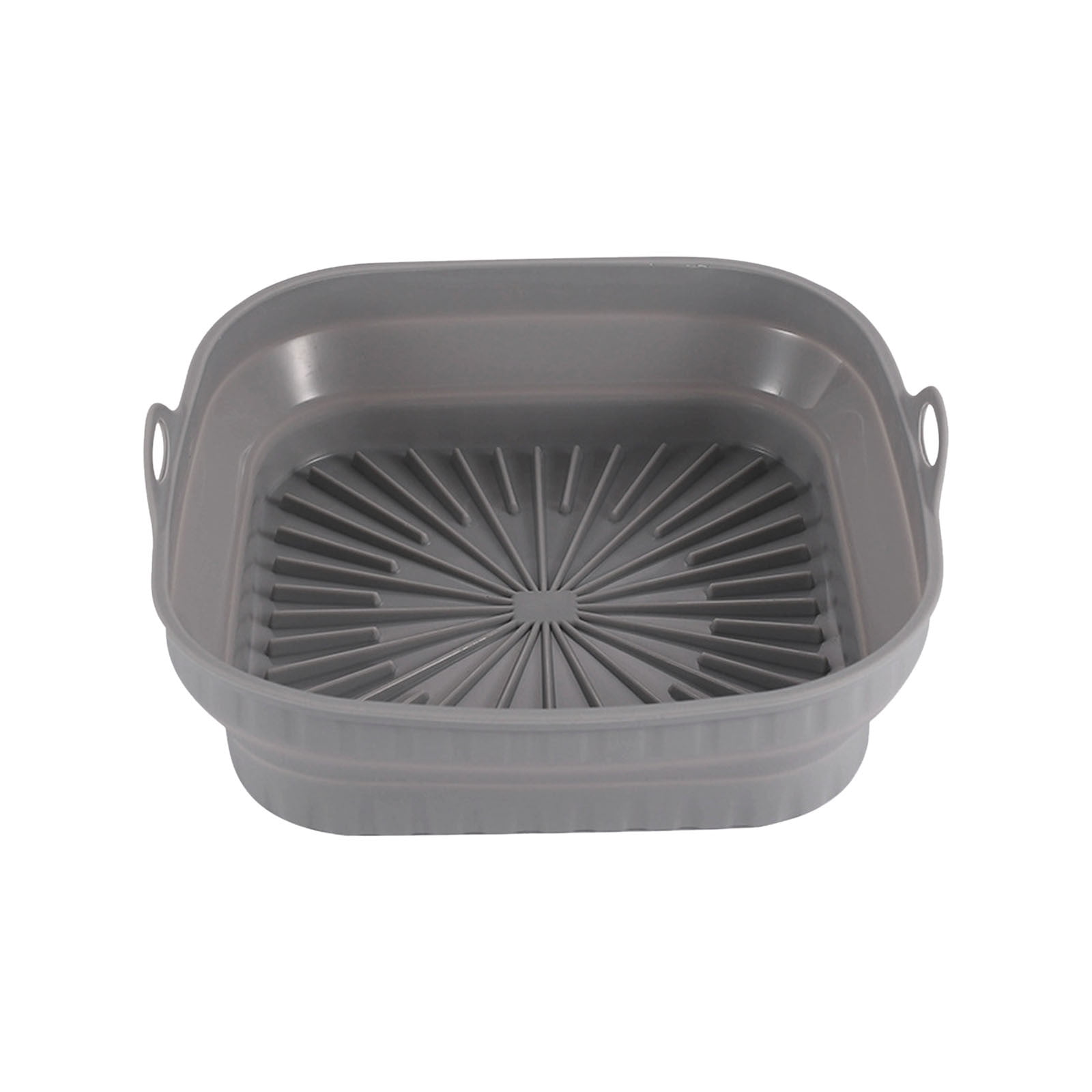 QIIBURR 5 Inch Cake Pan Food-Grade Foldable Silica Gel Square Frying ...