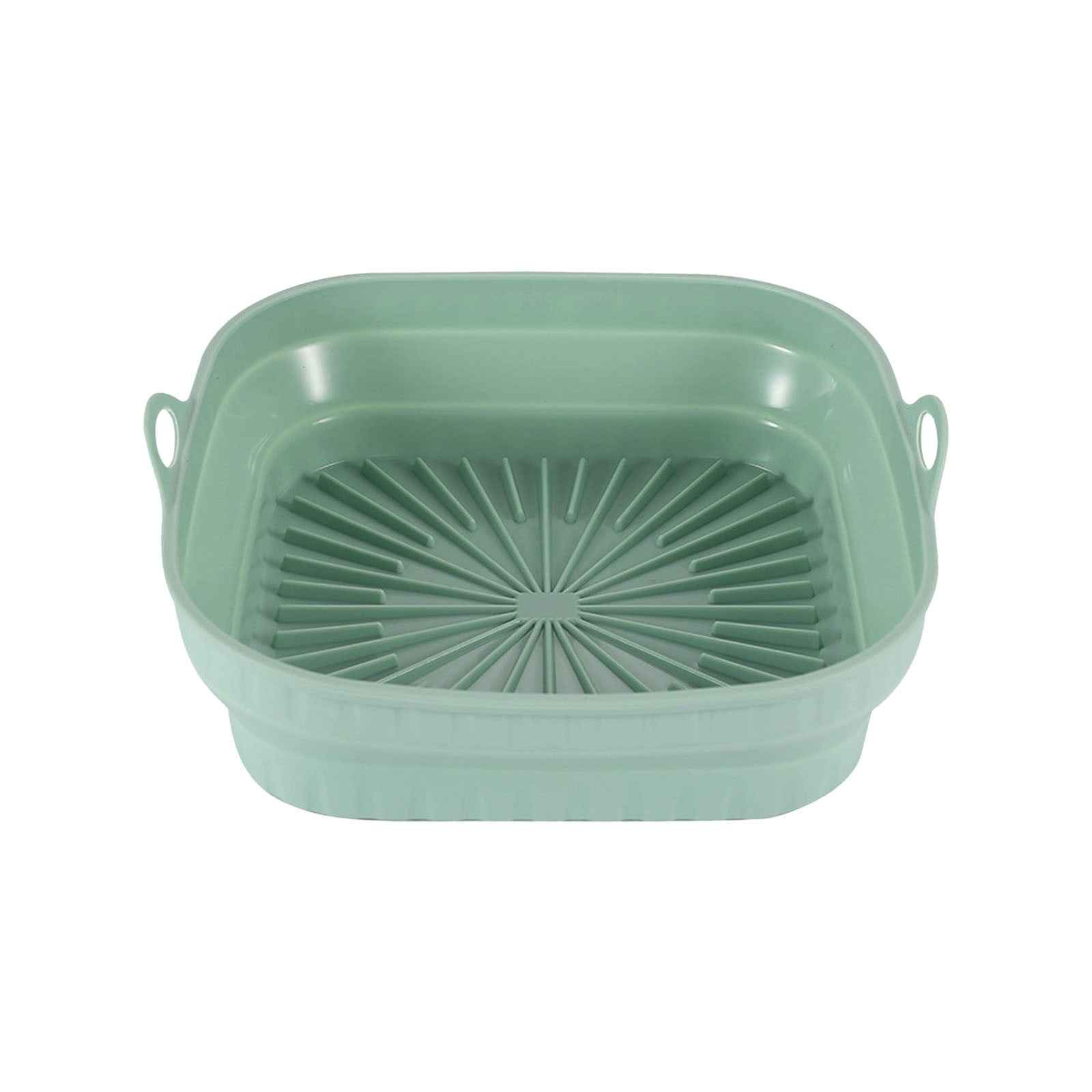 QIIBURR 5 Inch Cake Pan Food-Grade Foldable Silica Gel Square Frying ...