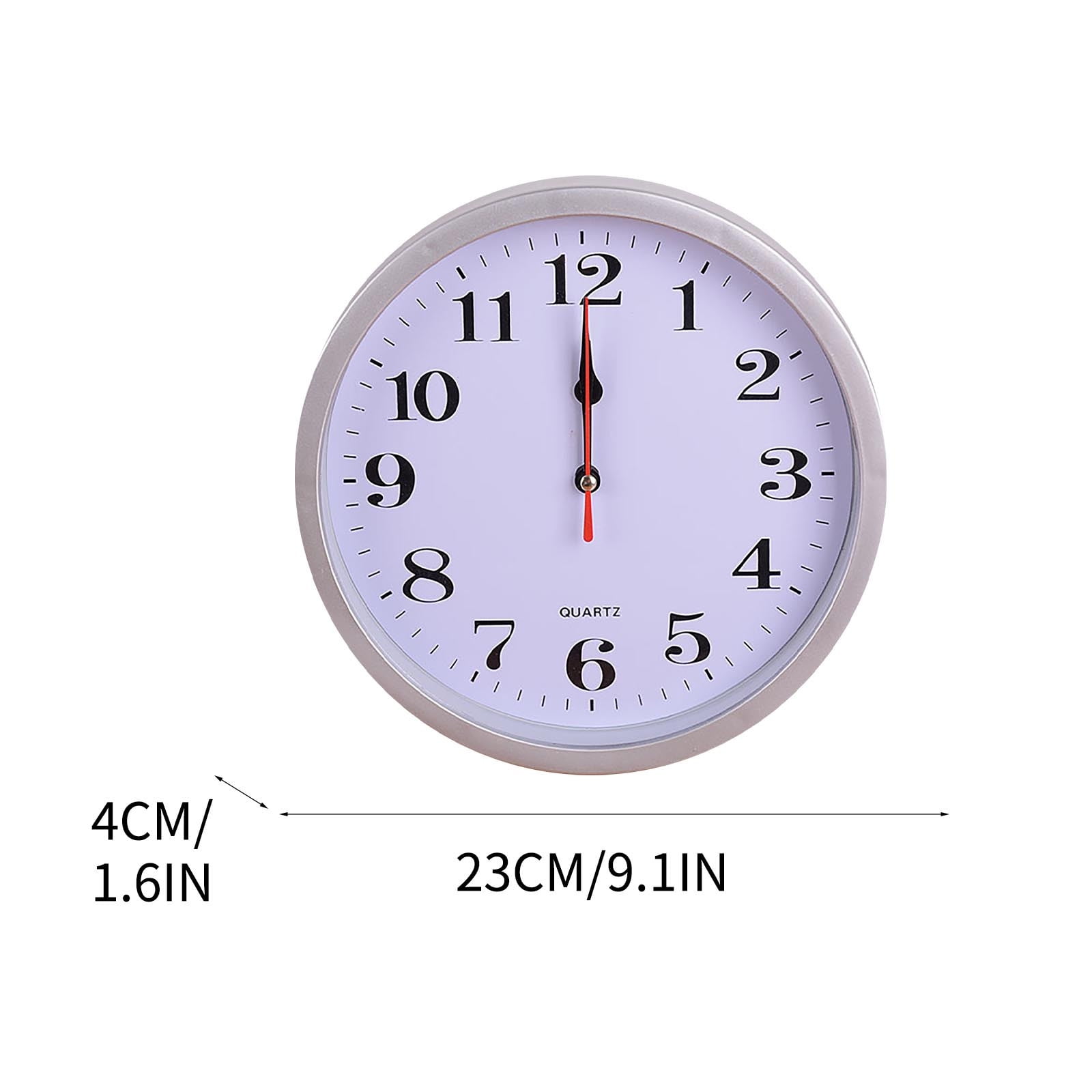 QIIBURR Big Wall Clocks for Living Room Decor Mute Wall Clock Creative ...