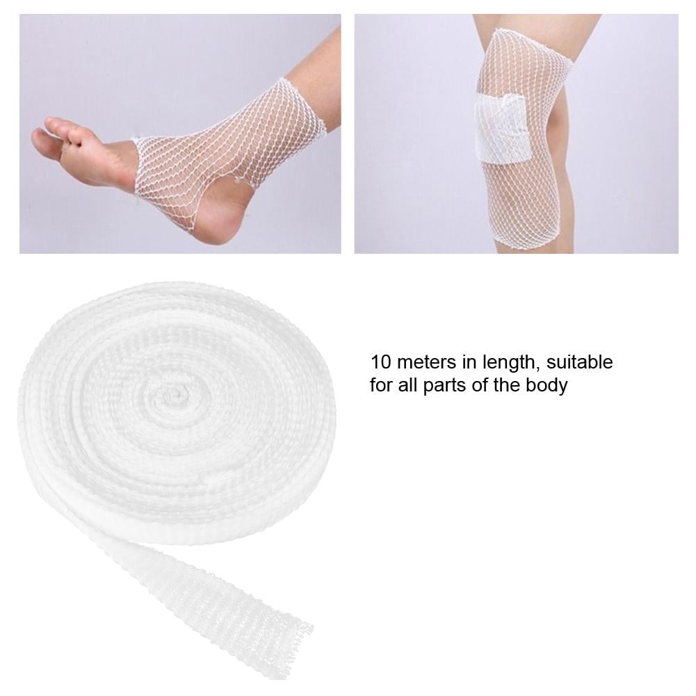 QIILU 32.8ft Elastic Net Wound Dressing Bandage Stretchable Fix Band ...