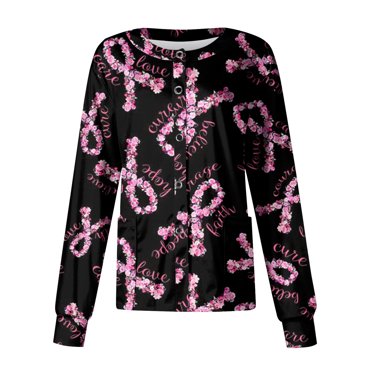 Cherokee Women's Stretch Medical Nursing Scrub Jacket with Snap Front ...