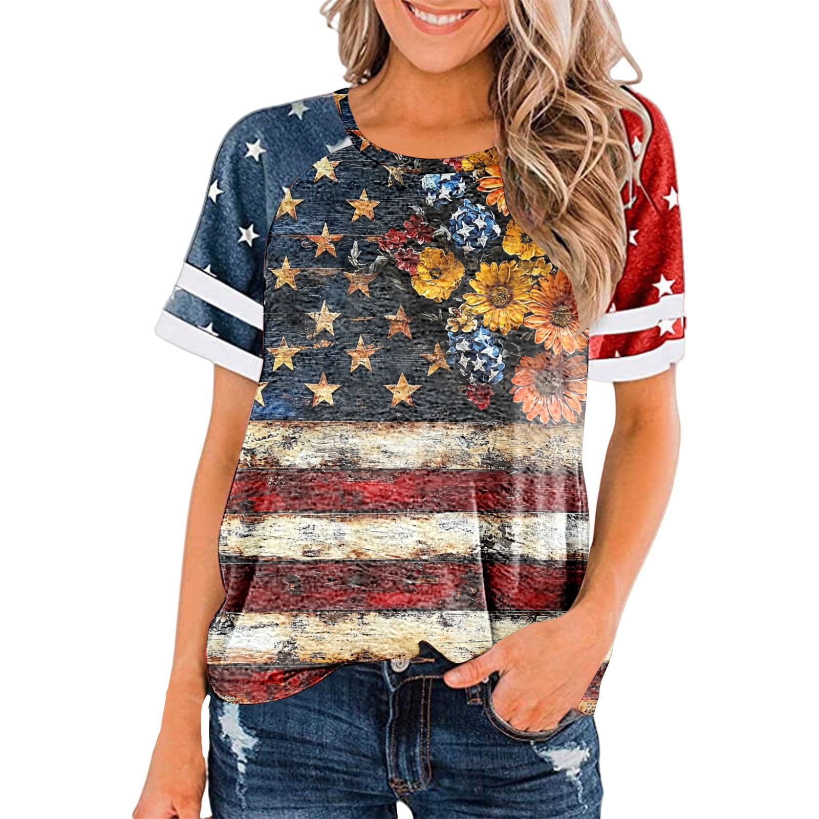 QIJUNTUO Women's Everyday Comfort Tunic With Round Neck Design For ...