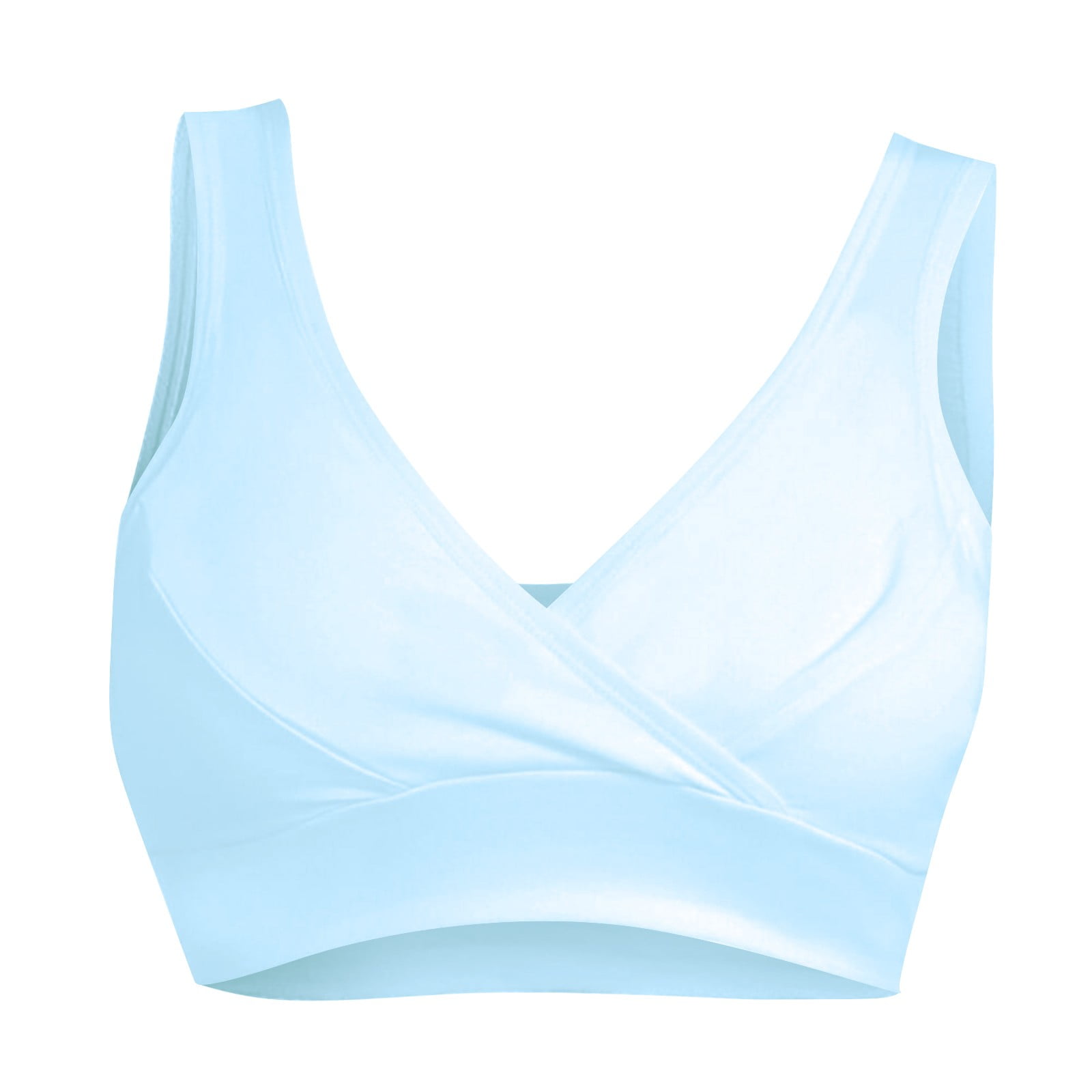 QIJUNTUO Women's Nursing Sleep Bra Maternity Bralette Breastfeeding ...