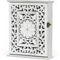 QILICHZ Wooden Key Holder for Wall Key Box Key Cabinet Key Hooks Wall ...