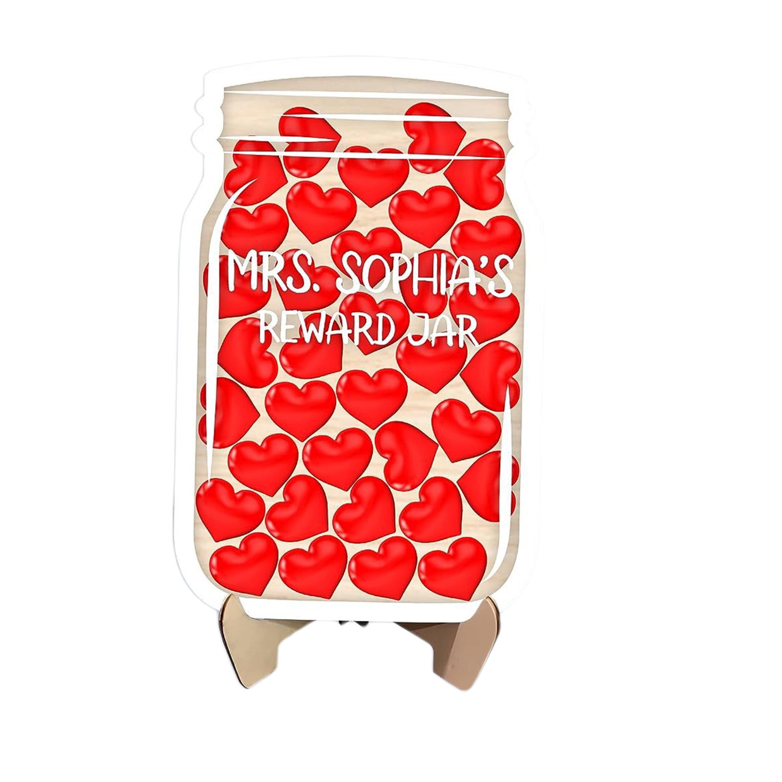 QILIN 1 Set Wooden Reward Jar Fun Toddler Reward System Encourage ...