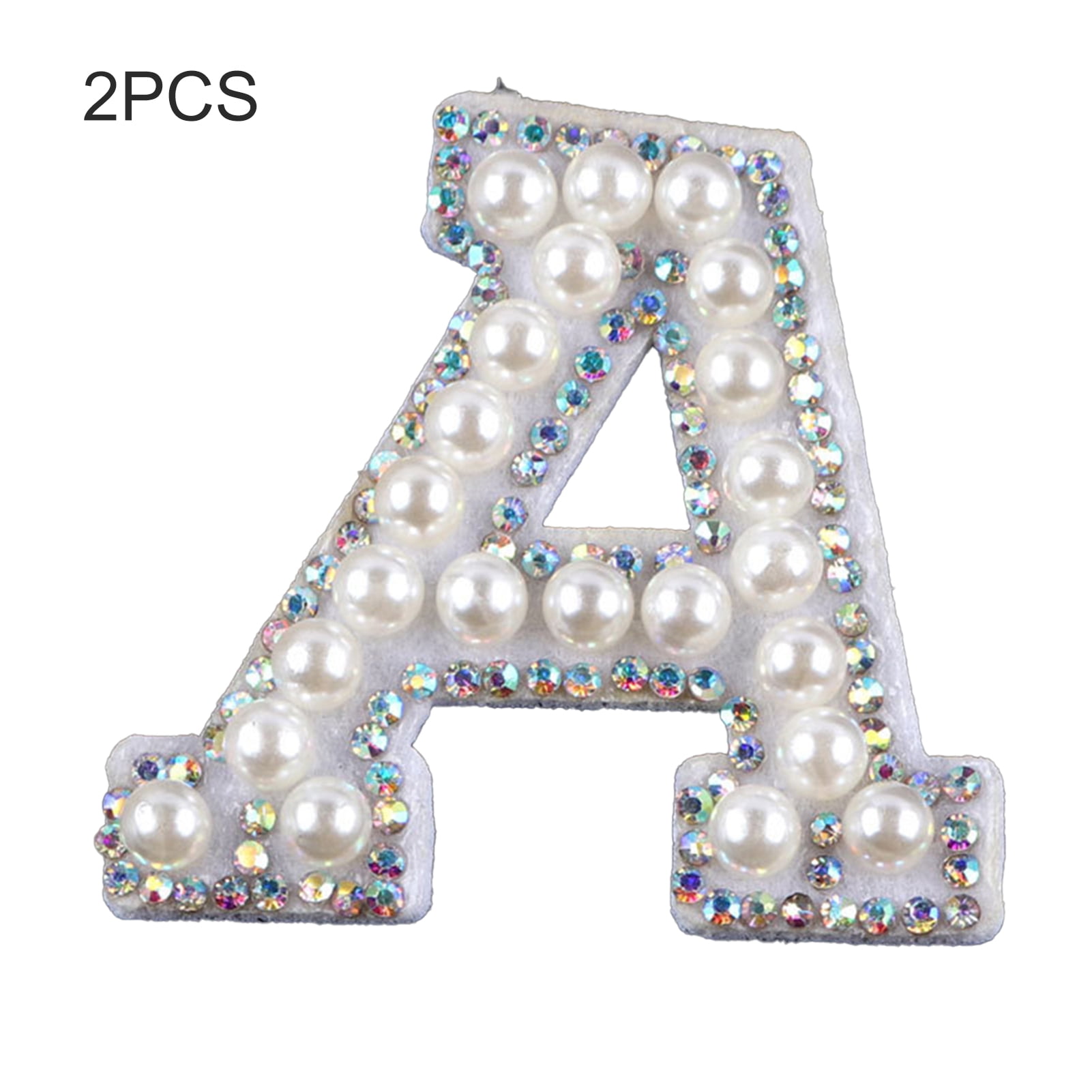 QILIN 2Pcs DIY Handmade Patch Decor Fabric Adorable English Letter ...