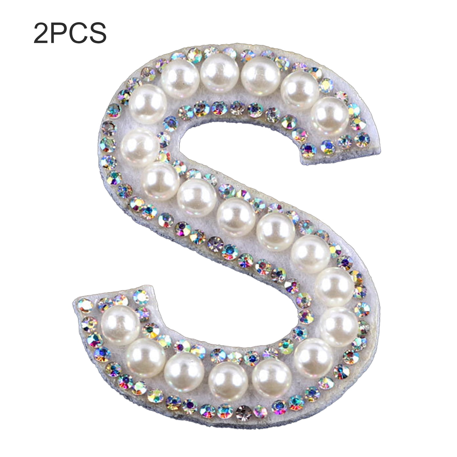 QILIN 2Pcs DIY Handmade Patch Decor Fabric Adorable English Letter ...