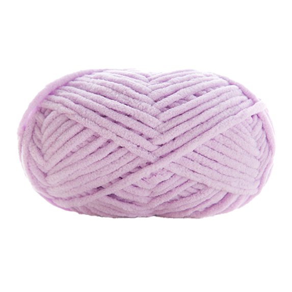 QILIN DIY Colorful Crochet Thread Polyester Clear Texture Crochet ...