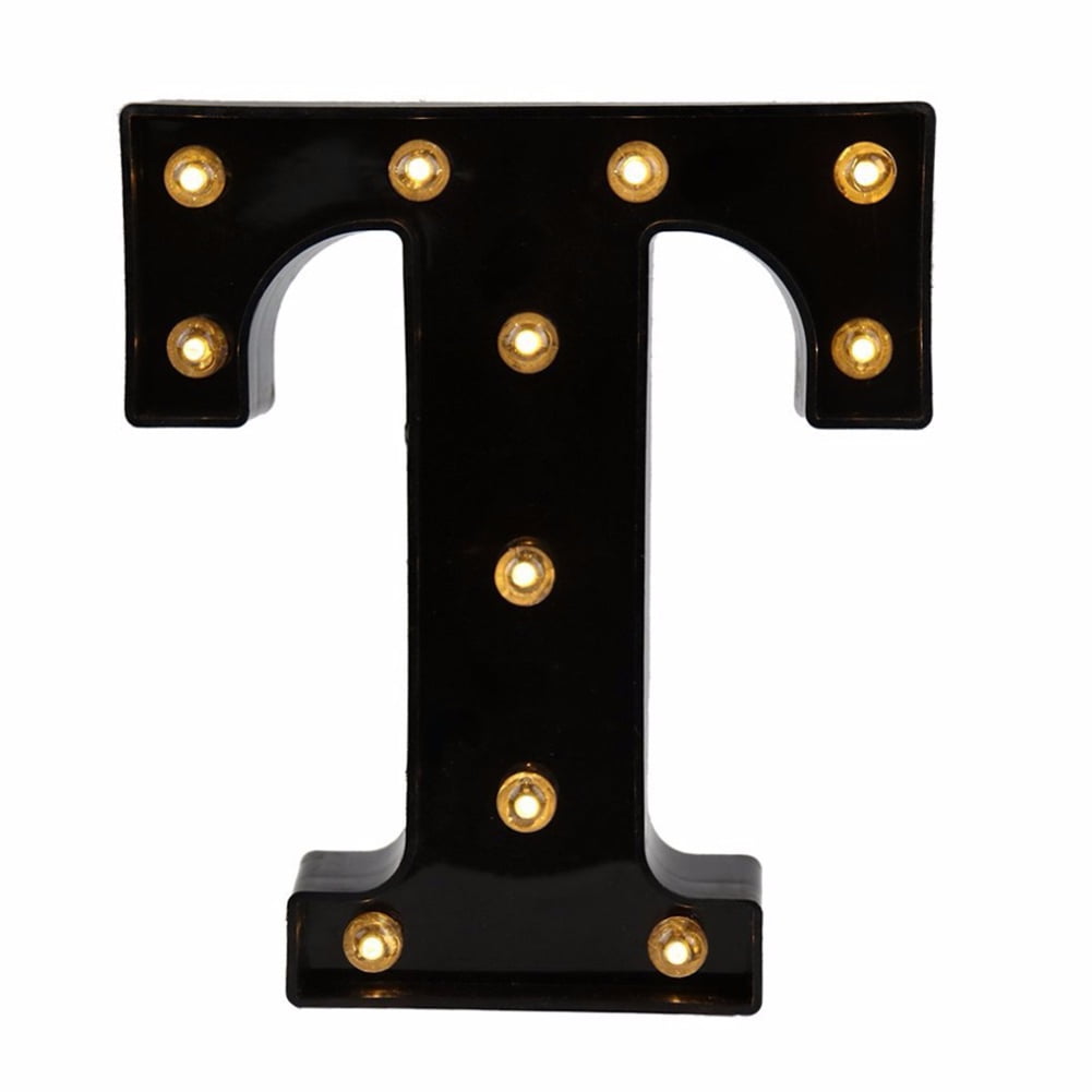 QILIN LED Alphabet Letter Light Marquee Sign Wall Lamp Birthday Party ...