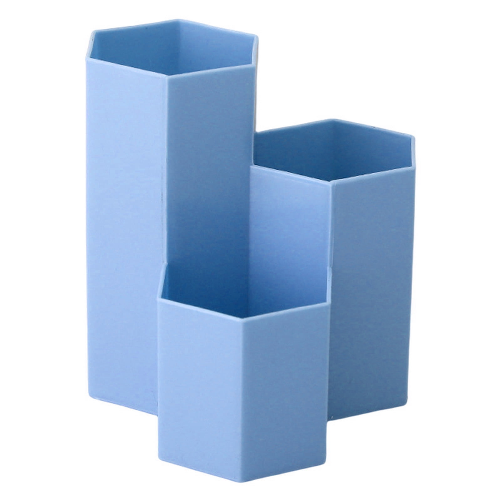 QILIN Pen Holder Large Capacity Honeycomb Shape Slant Insert Desk ...