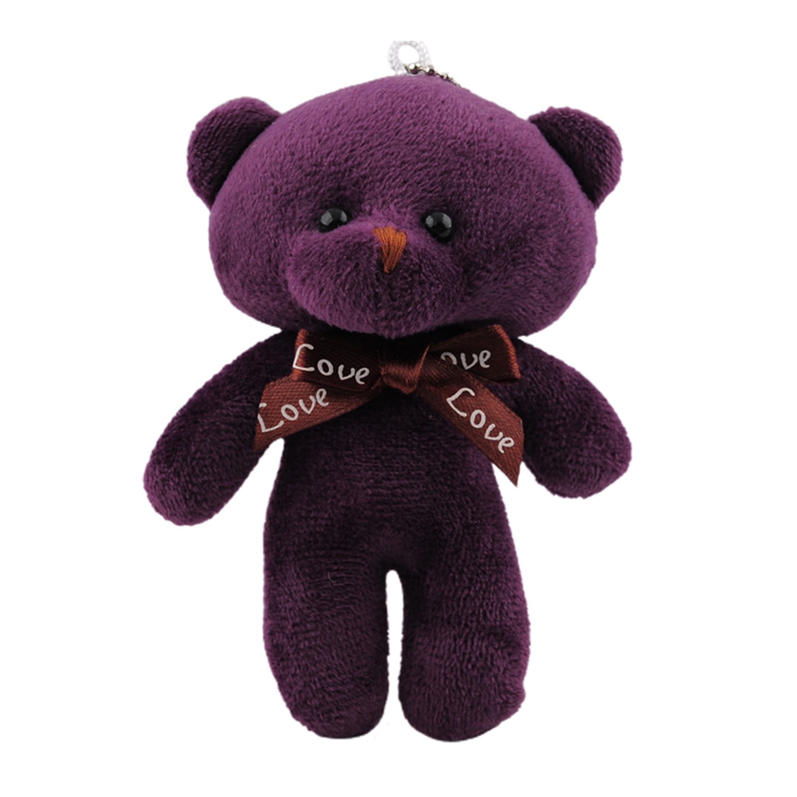 QILIN Plush Pendant Bear Shape Cute Face Lovely Mini Plush Conjoined ...