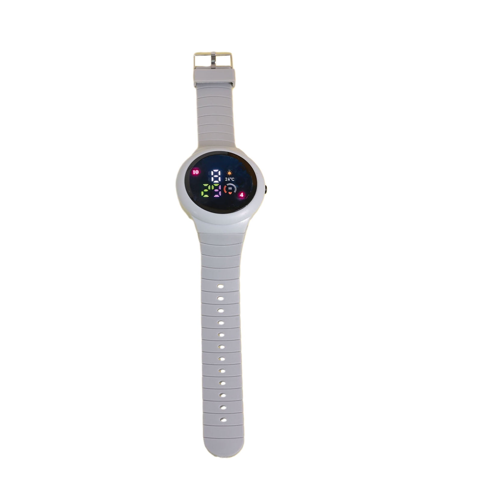 QILIN Waterproof LED Sports Watch for Women Silicone Strap Luminous ...
