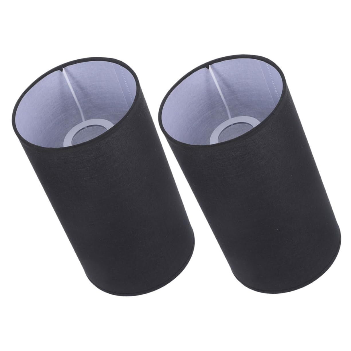 QING 2pcs Linen Table Lampshade Wall Warm Light Lamp Rattan Floor LED ...