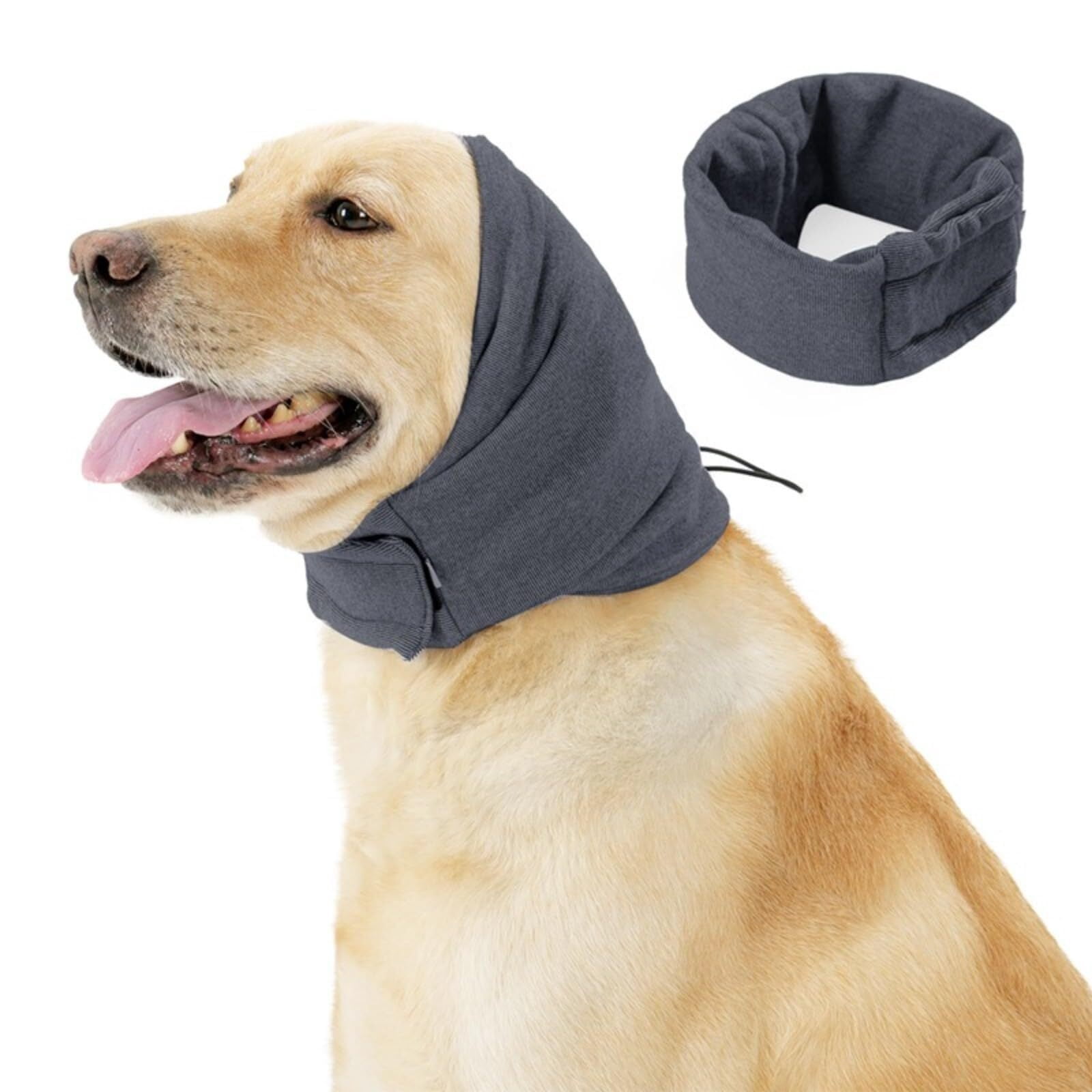 QING Dog Soothing Head Cover, Dog Warmth Adjustable, Multi Functional ...