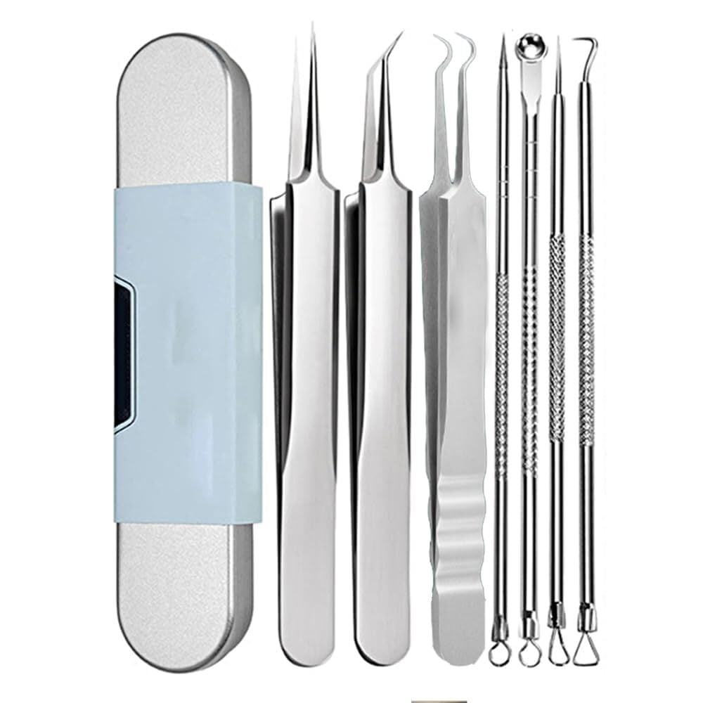 QING Medical Grade Blackhead Extraction Tool Kit, Professional ...