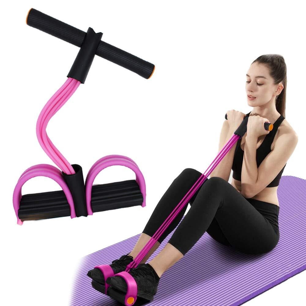 QING Multifunction Tension Rope, 6-Tube Elastic Yoga Pedal Puller ...