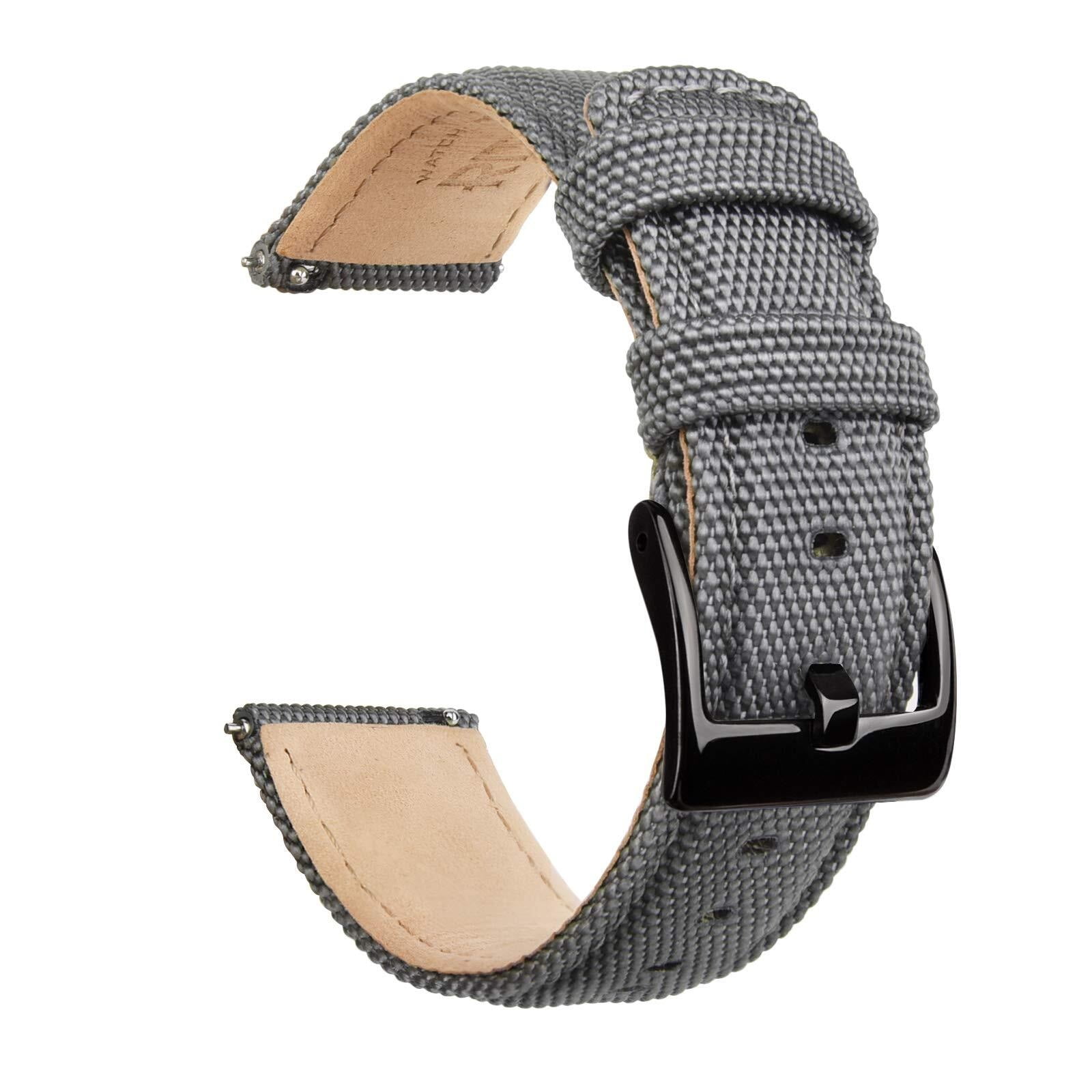 QING Sailcloth Watch Band Quick Release Watch Strap Compatible with ...