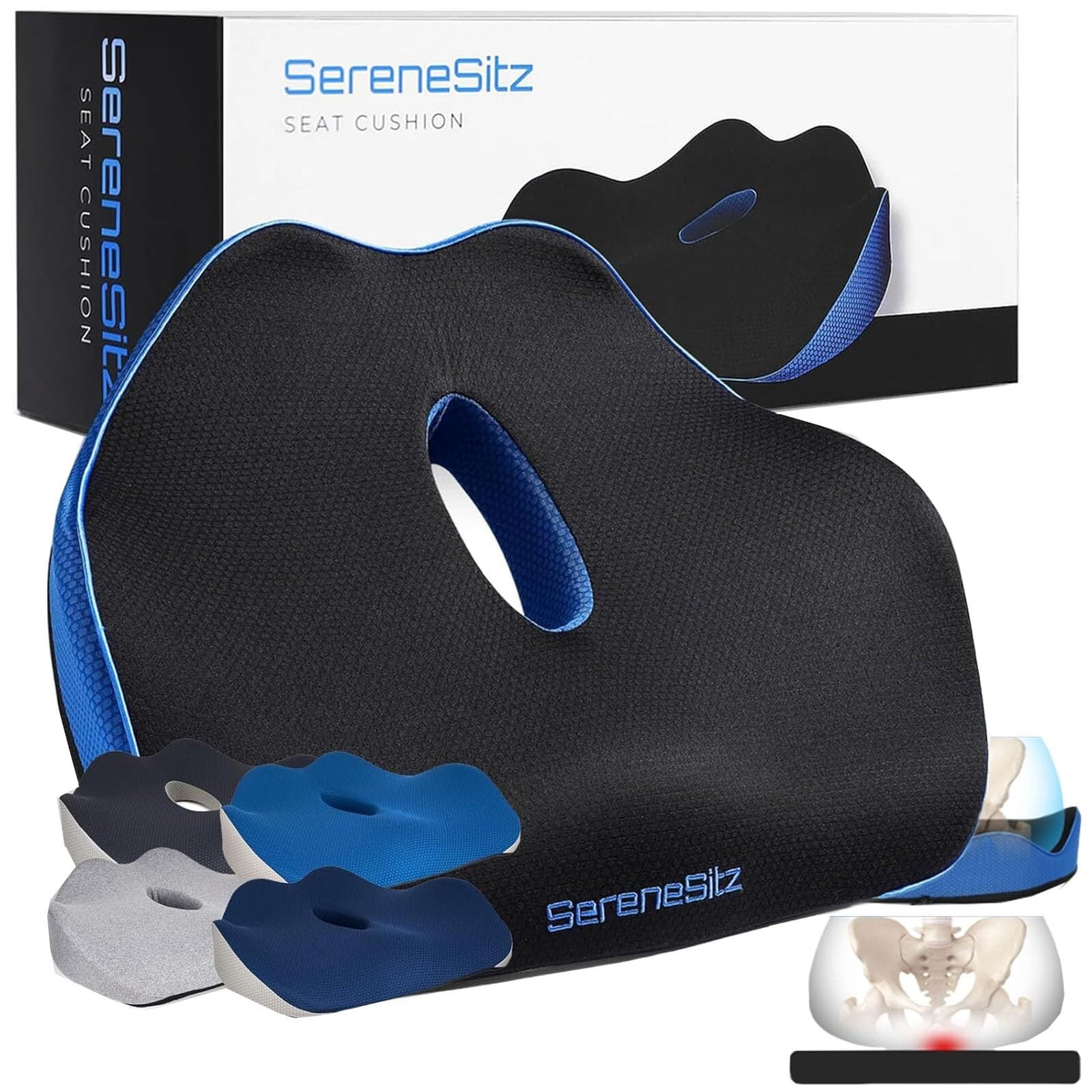 QING Serene Sitz Orthopedic Seat Cushion, Serensitz Orthopedic Seat ...