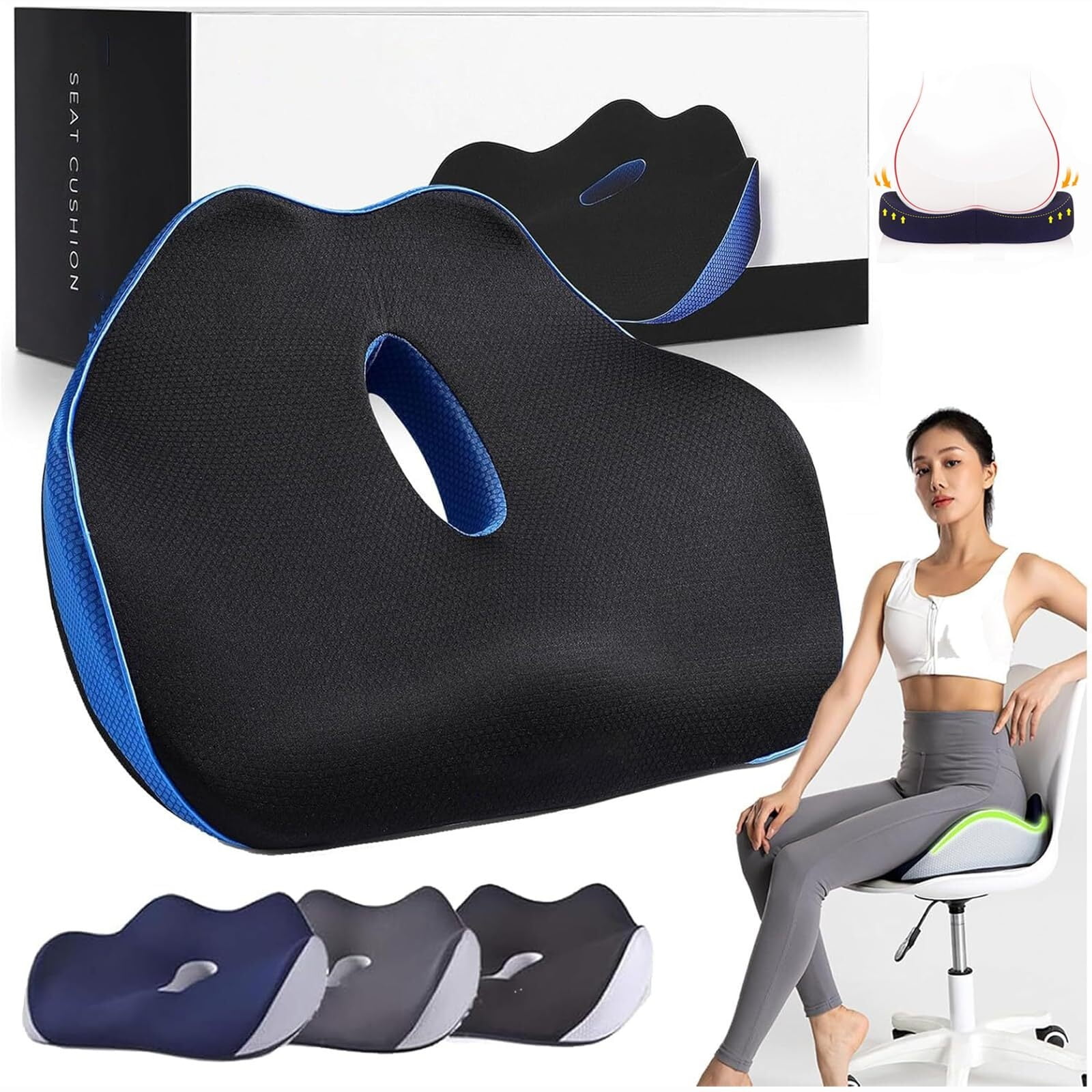 QING Serenesitz Ortserenesitz Orthopedic Seat Cushiohopedic Seat Cushio ...
