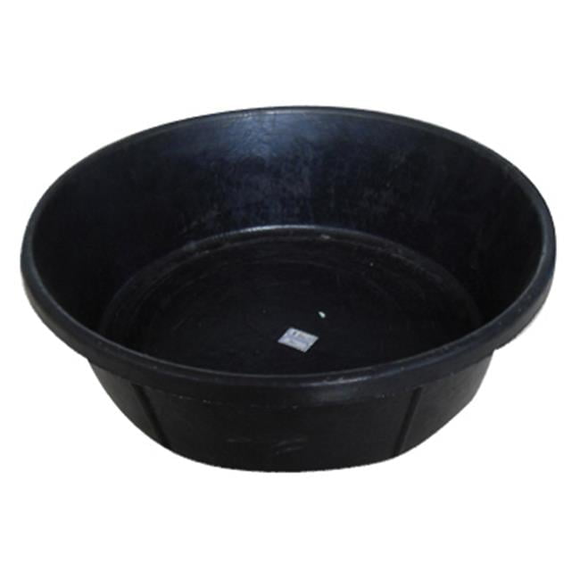 QINGDAO HUATIAN HAND TRUCK MR8QR/PAN-BLK Mr 8 quart Rubber Feed Pan, 1 ...