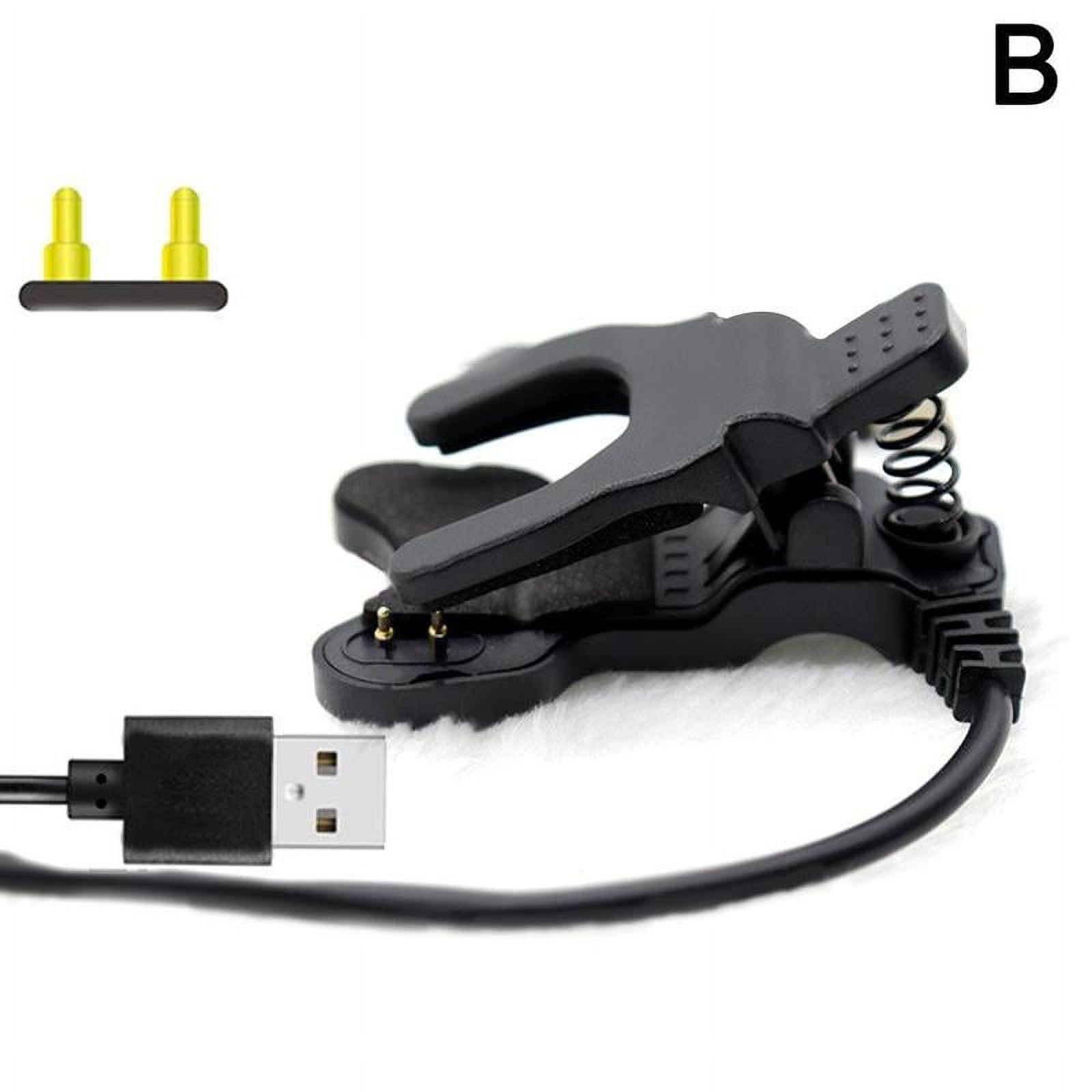 QINXI 2-Pin 3mm 4mm Clip Type Charging Cable USB Charger Adaptor for ...