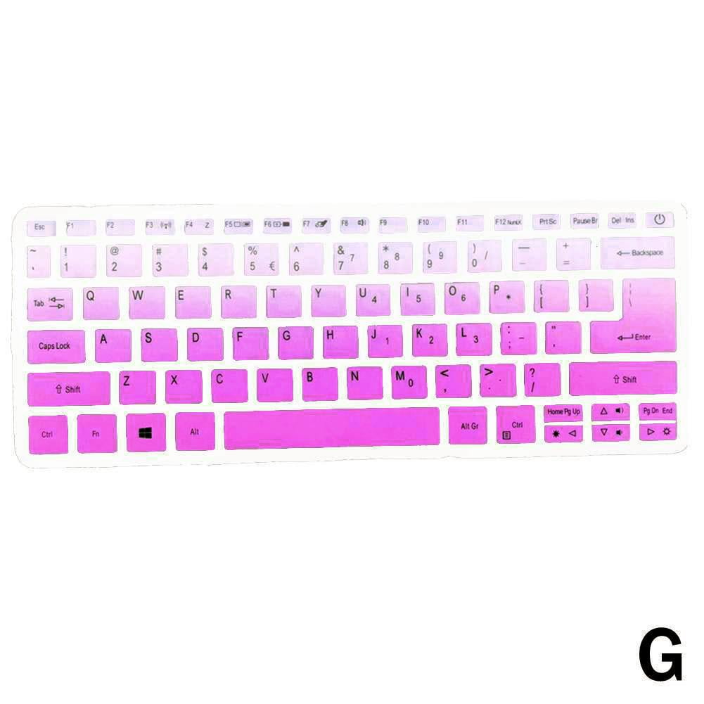 QINXI Colorful Silicone Laptop Keyboard Cover Skin Protector Guard for ...