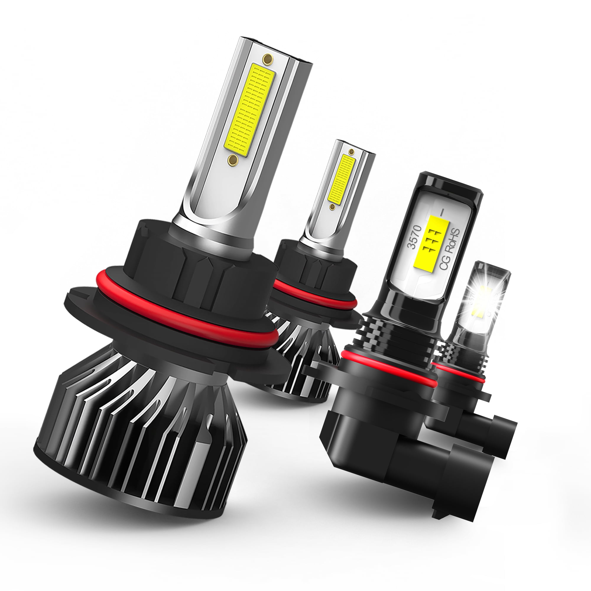 QIPEIZSP Compatible With Ford Ranger 1998 1999 2000 Led Headlight Bulbs ...