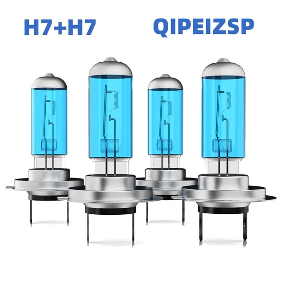 QIPEIZSP H7+H7 Halogen Headlight Bulbs High Low Beam Fit for Volvo S70 ...