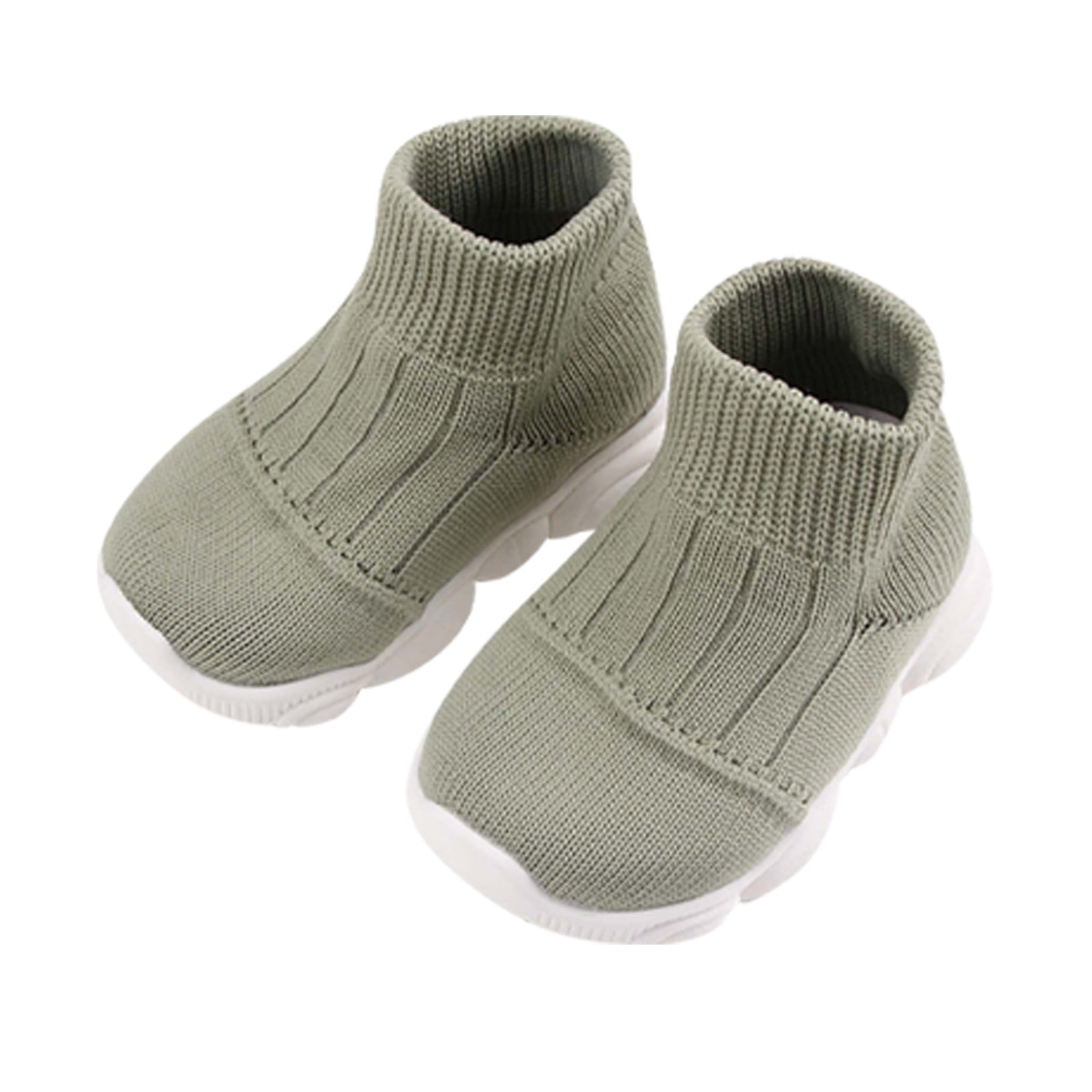 QIPOPIQ Baby Sock Shoes Baby Walking Shoes Infant Non-Slip Breathable ...