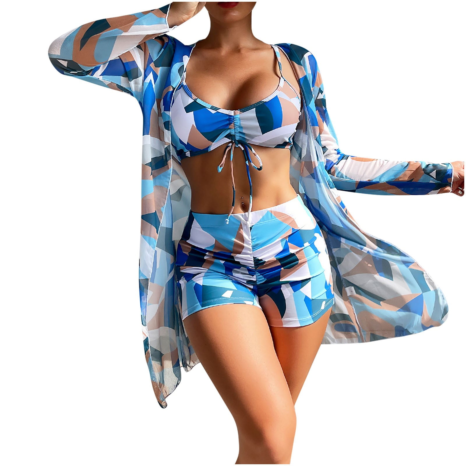 Qipopiq Bikinis For Women With Bikini Cover Up Ladies Swimwear Sexy