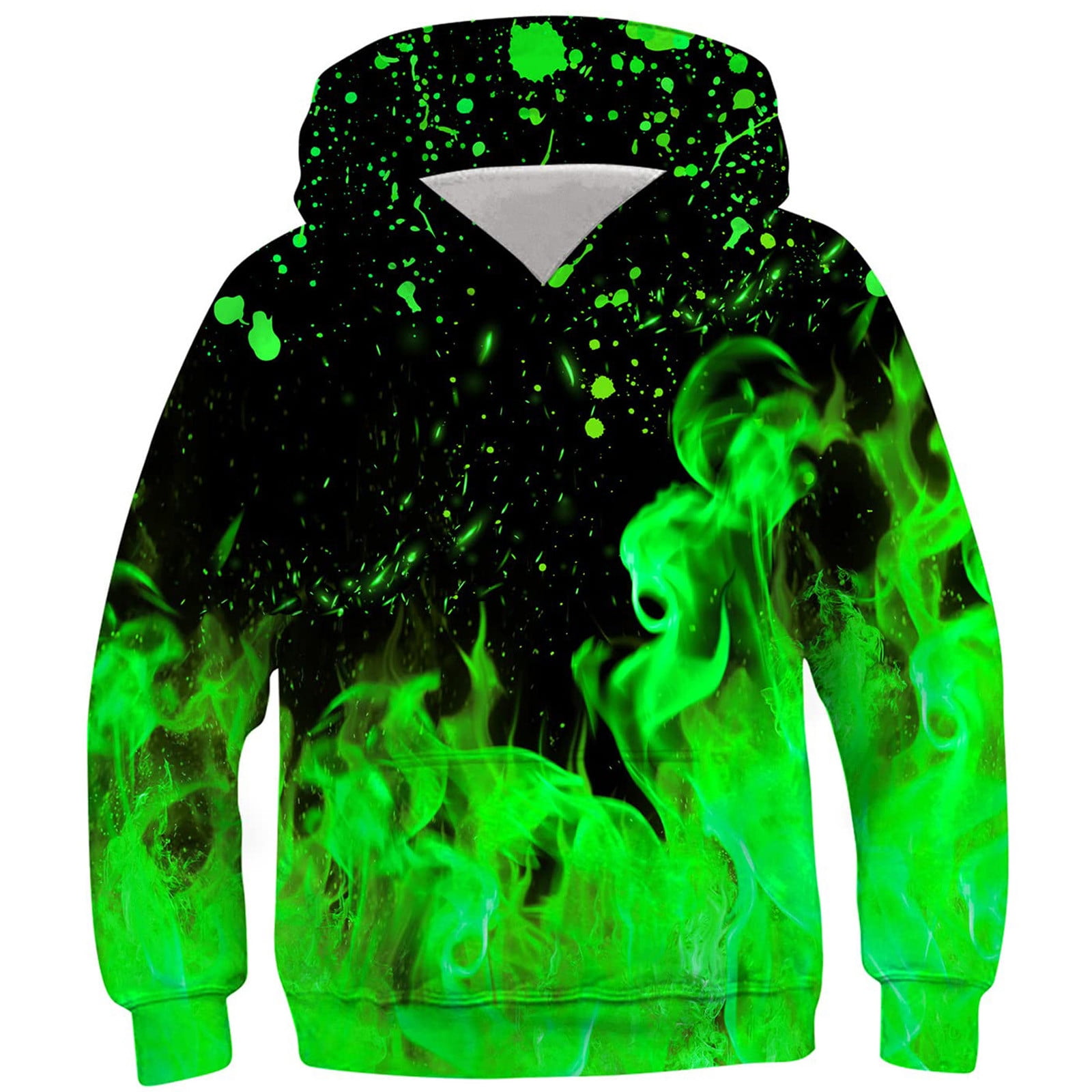 QIPOPIQ Boys' Long Sleeve Hooded Sweatshirt Size 3-14 Years Kids ...