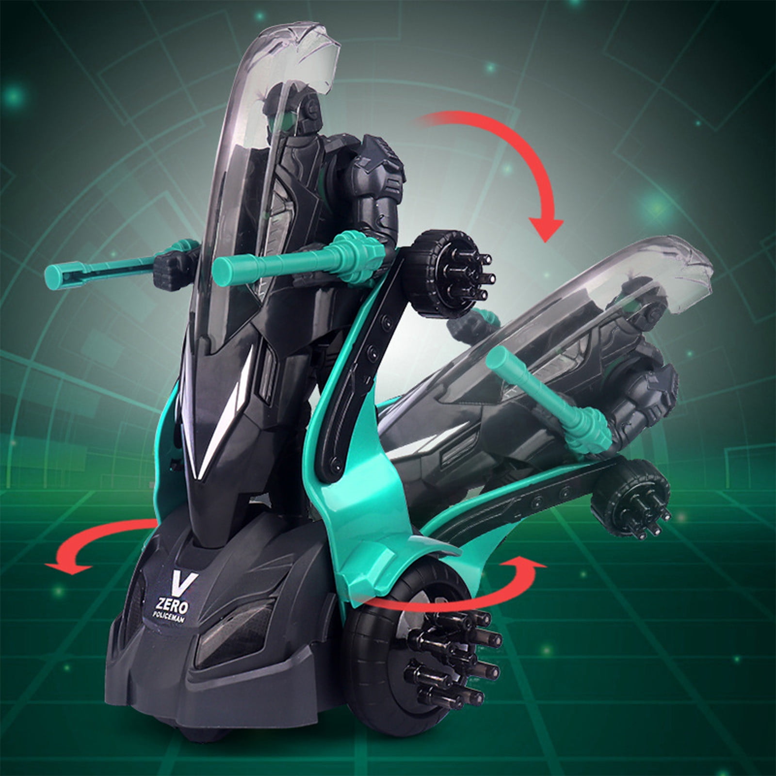 QIPOPIQ Clearance Car Model Toys Deformation Car Special Effects ...