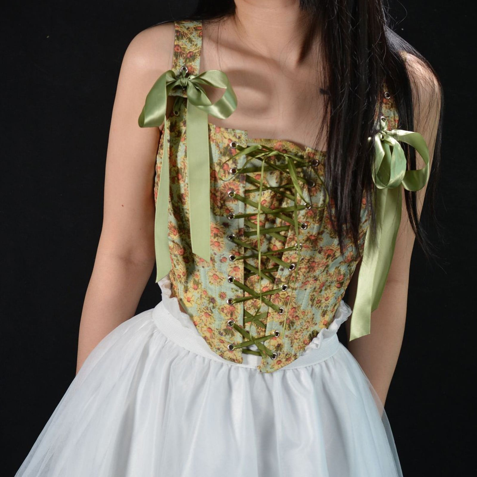 QIPOPIQ Clearance Corset Top for Women Renaissance Faire Fashion Sweet ...