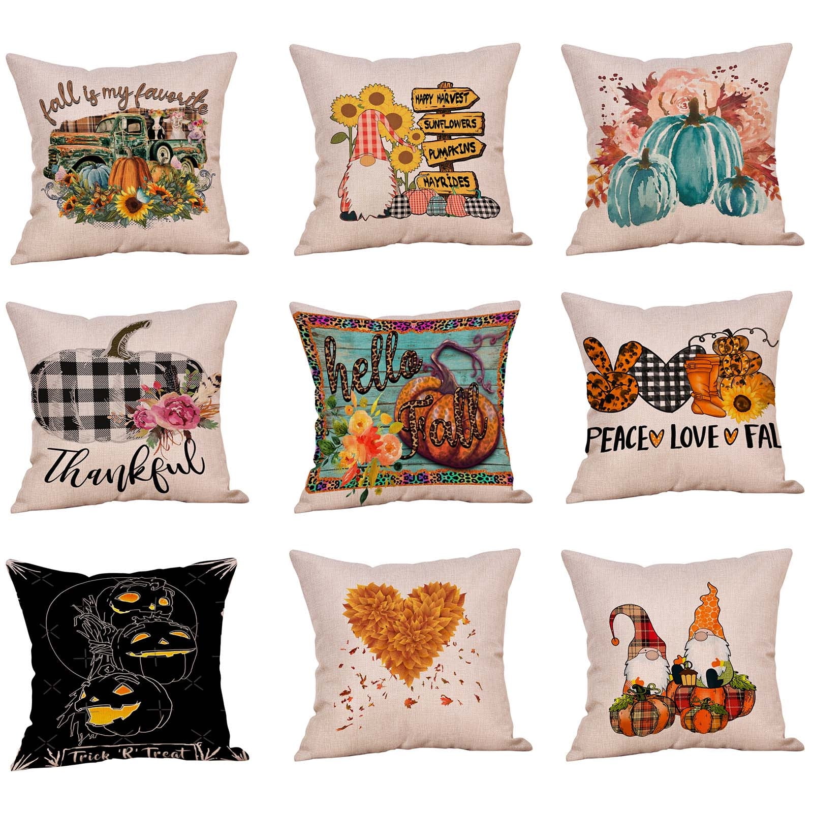 QIPOPIQ Clearance Pillows & Case, Simulation Applique Haloween ...