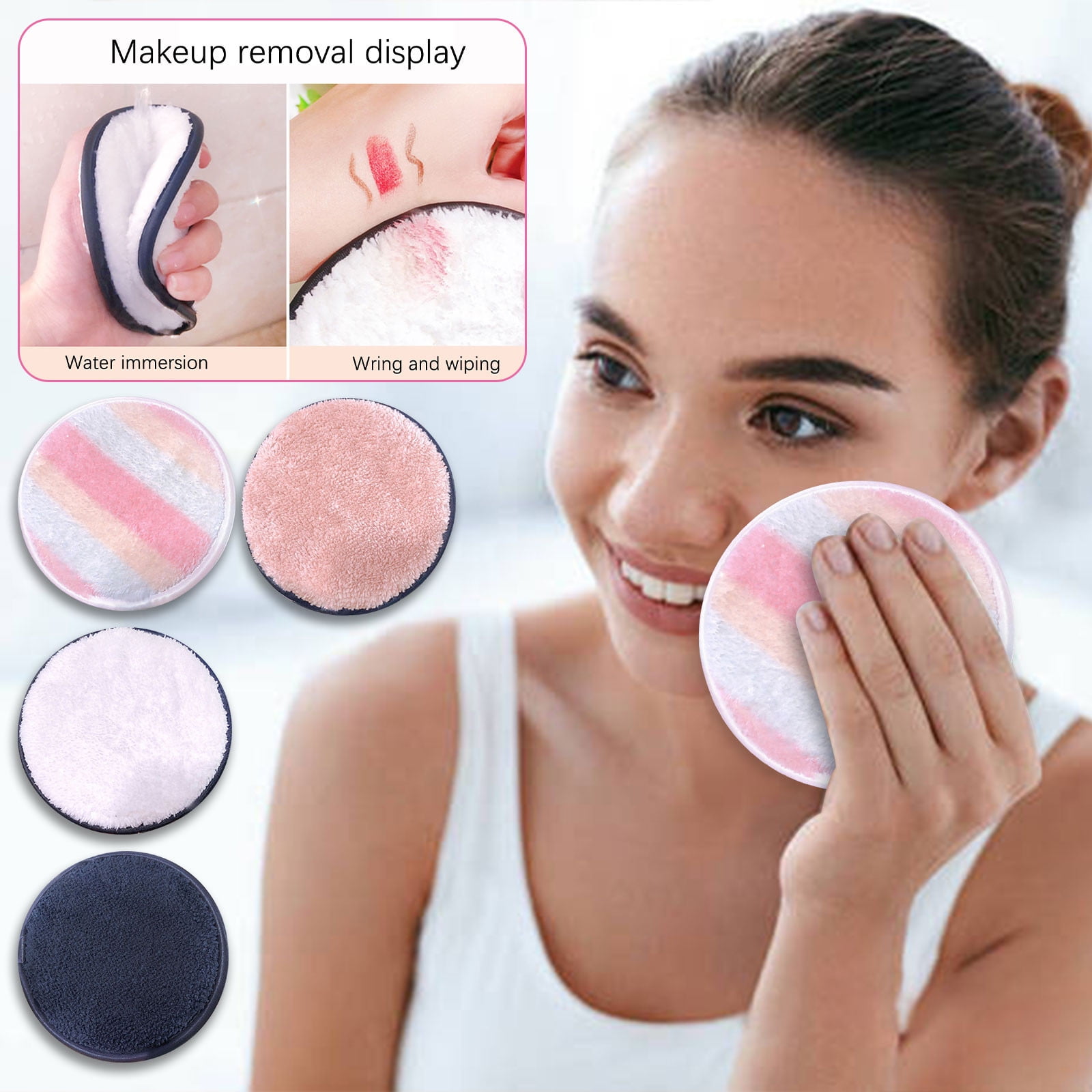QIPOPIQ Clearance Powder Puffs Powder Puffs Remover Pads Reusable ...