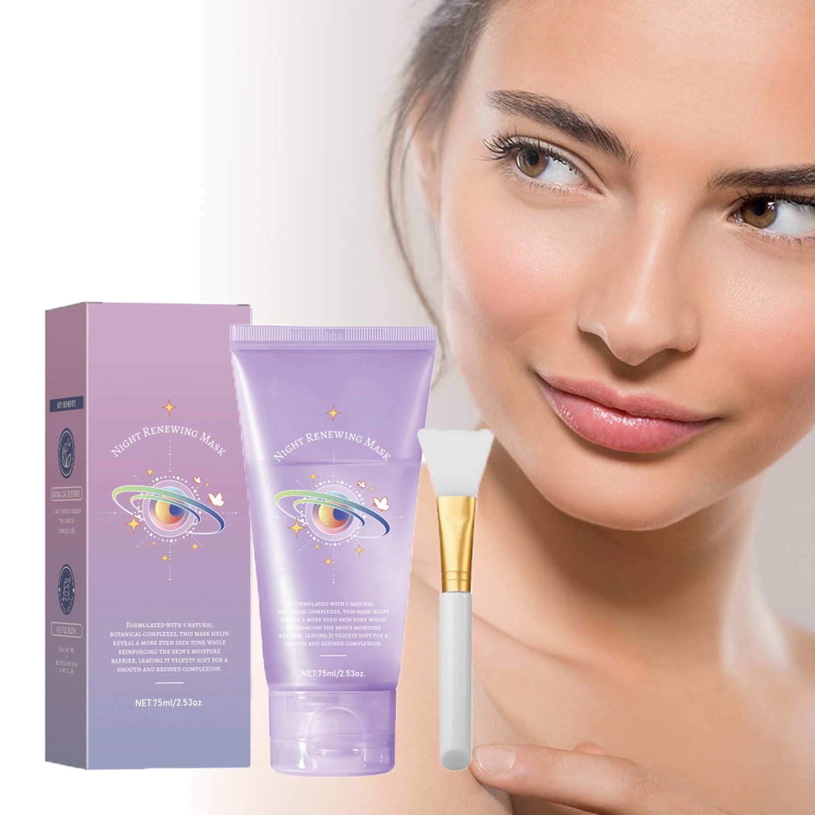 QIPOPIQ Collagen Mask Overnight Peel Off, Women Collagen Night Wrapping ...