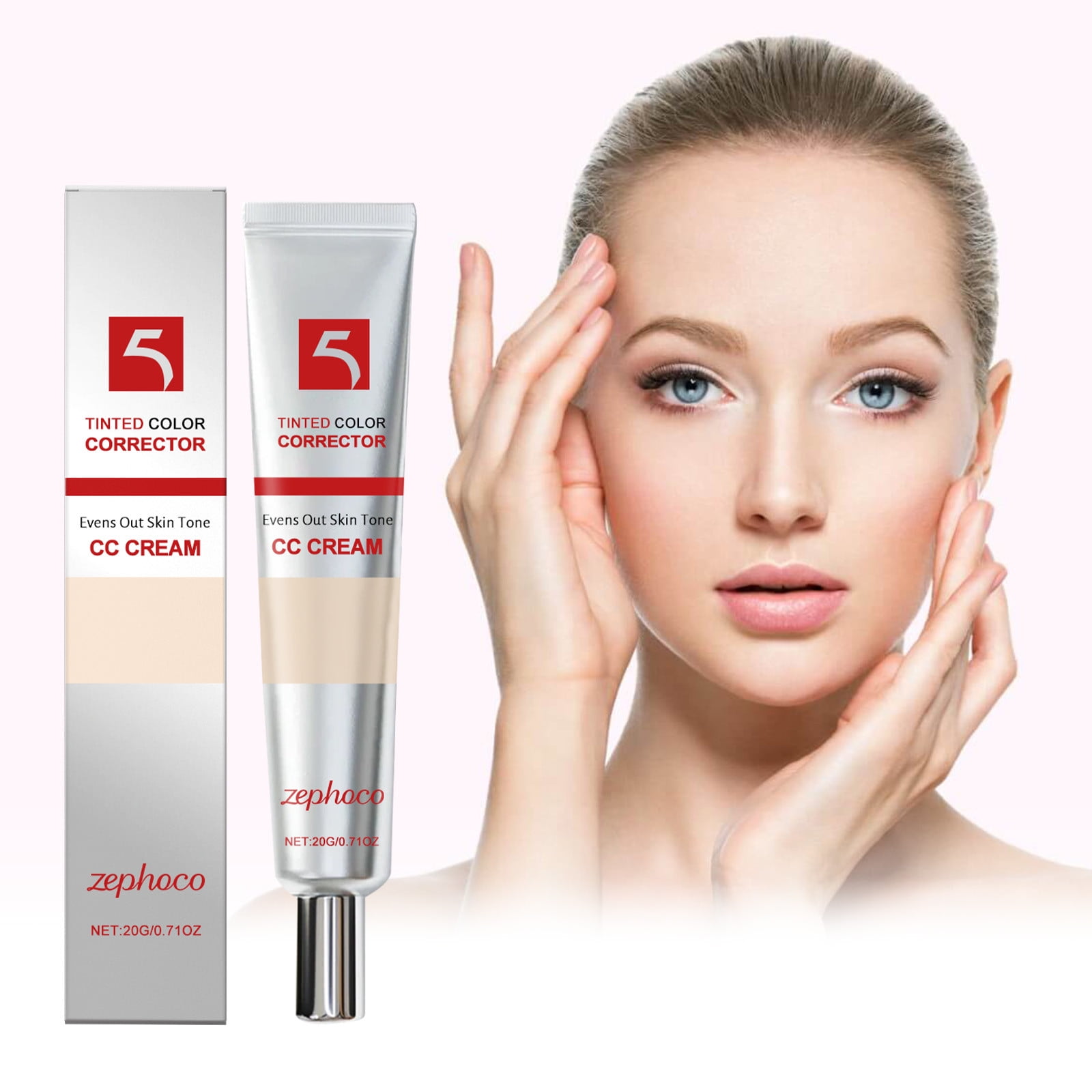 QIPOPIQ Color Correcting CC Cream, Coverage Lightweight Foundation ...