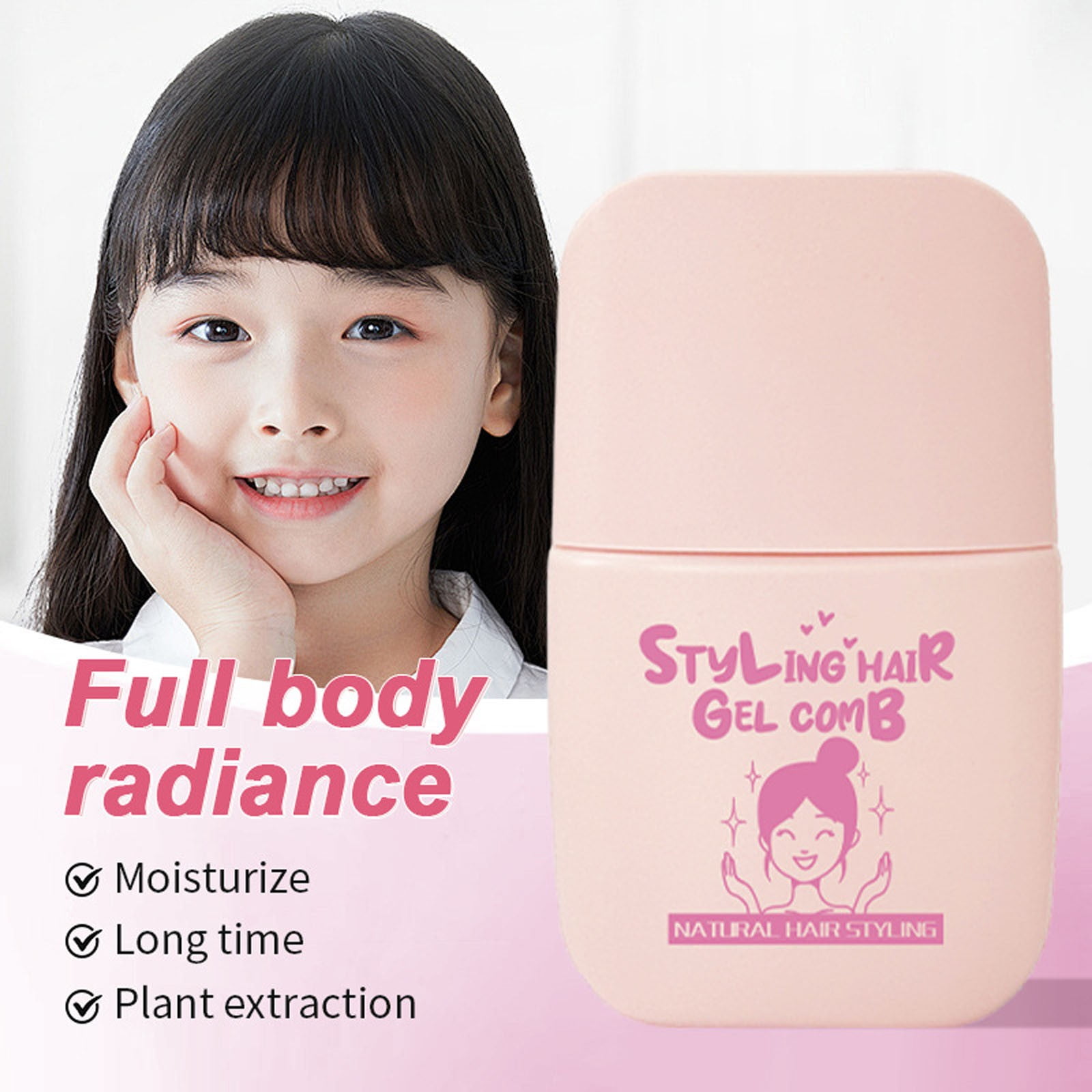 QIPOPIQ Hair Gel For Kids, Baby Hair Gel, Hair Wax Stick For Kids ...